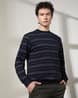 Buy Navy Blue Sweatshirt & Hoodies for Men by NETPLAY FOR TRENDS SELECT ...