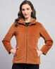 Buy Rust Jackets & Coats for Women by Monte Carlo Online | Ajio.com