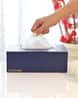 Buy Casagold Leather Tissue Paper Holder Box | Blue Color Home ...