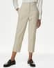 Buy Buff Beige Trousers & Pants for Women by Marks & Spencer Online ...