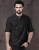Buy Black Kurtas for Men by ZOMBOM Online | Ajio.com