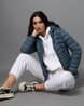Buy Cadet Blue Jackets & Coats for Women by Fort Collins Online | Ajio.com