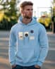 Buy Powder Blue Sweatshirt & Hoodies for Men by Nobero Online | Ajio.com