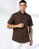 Buy Brown Shirts for Men by NETPLAY Online | Ajio.com