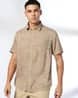 Buy Brown Shirts for Men by NETPLAY FOR TRENDS SELECT Online | Ajio.com