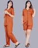 Buy Rust Night&LoungeWearSets for Women by MINTMARIE Online | Ajio.com