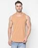 Buy Rust Vests for Men by SLOWLORIS Online | Ajio.com