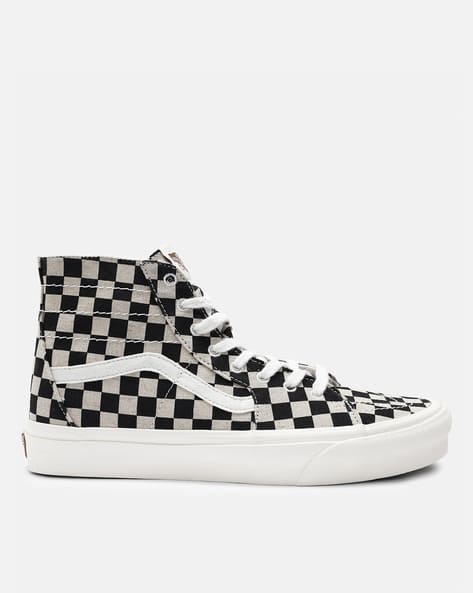 Checkered High Vans High Tops Sk8 Hi Black And White Checkered High Top ...