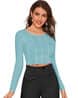 Buy Aqua Tops for Women by Cropyfy Online | Ajio.com