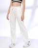 Buy Off White Track Pants for Women by Teamspirit Online | Ajio.com