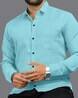 Buy Turquoise Shirts for Men by Brucella Online | Ajio.com
