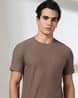 Buy Brown Tshirts for Men by NETPLAY FOR TRENDS SELECT Online | Ajio.com