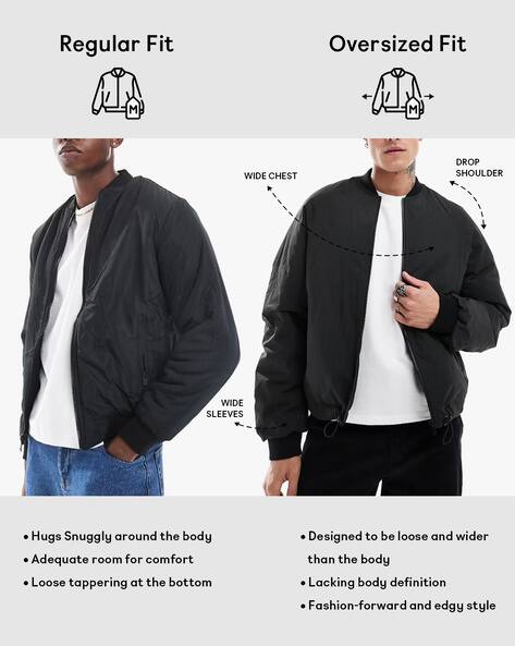 Buy Black Jackets & Coats for Men by ASOS DESIGN Online | Ajio.com