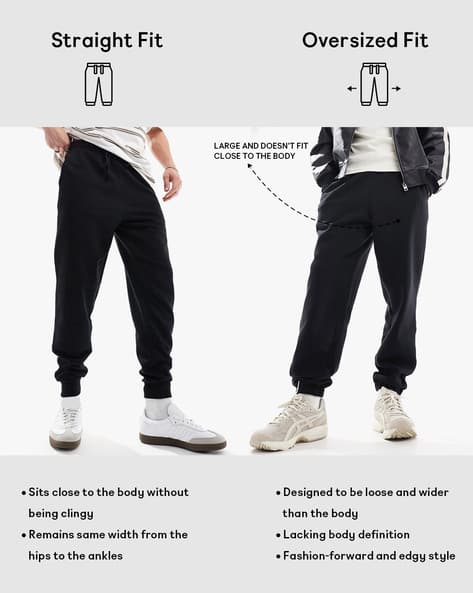 Buy Black Track Pants for Men by ASOS DESIGN Online | Ajio.com