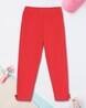 Buy RED Leggings for Girls by MAX Online | Ajio.com