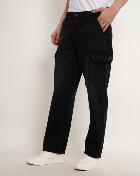Buy Black Jeans for Men by UNDERRATED CLUB Online | Ajio.com