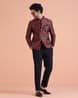 Buy Maroon Ethnic Suit Sets for Men by KISAH Online | Ajio.com