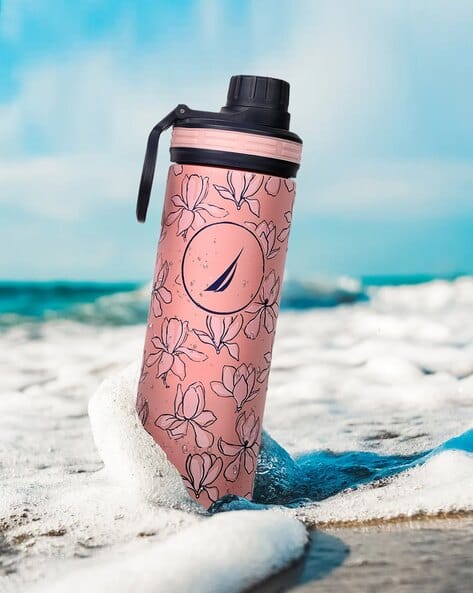 Floral Print Stainless Steel Triple Layer Vacuum Flask
