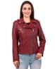 Buy Cherry Jackets & Coats for Women by LEATHER RETAIL Online | Ajio.com