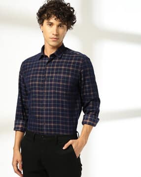 Buy Khaki Shirts for Men by NETPLAY Online | Ajio.com