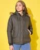Buy Olive Jackets & Coats for Women by BUYNEWTREND Online | Ajio.com
