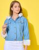 Buy Light Blue Jackets & Coats for Women by DIMPY GARMENTS Online ...