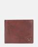 Buy TRUE RELIGION Leather Bi-Fold Wallet with Logo Accent | Brown Color ...