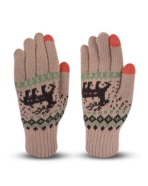Women Knitted Winter Gloves