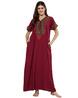 Buy Maroon Nightshirts&Nighties for Women by KOI SLEEPWEAR Online ...