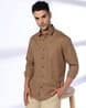 Buy Brown Shirts for Men by NETPLAY Online | Ajio.com