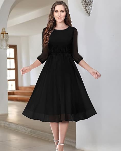 Buy Black Dresses for Women by Toochki Online Ajio