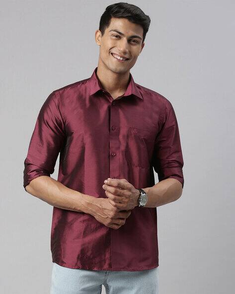 Polyester Shirt with 1 Patch Pocket