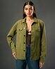 Buy Olive Jackets & Coats for Women by Freakins Online | Ajio.com