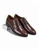 Buy Burgundy Croc Formal Shoes for Men by Wednesday Lifestyle Online ...