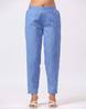 Buy Ice Blue Pants for Women by PIROH Online | Ajio.com