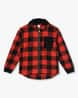 Buy Red & Black Shirts for Boys by POINT COVE Online | Ajio.com