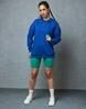 Buy Blue Sweatshirt & Hoodies for Women by Weezy Online | Ajio.com