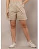 Buy Beige Shorts for Women by Nobarr Online | Ajio.com
