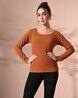 Buy Rust Tops for Women by SAKSHI TRADER Online | Ajio.com