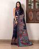 Buy Navy Sarees for Women by EKANA Online | Ajio.com