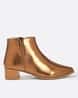 Buy Bronze Boots for Women by Lee Cooper Online | Ajio.com