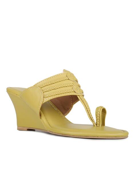 Inc 5 Yellow Wedges for women - Get stylish shoes for Every Women ...