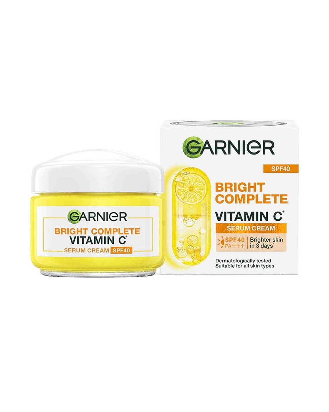 Garnier light complete cream store