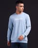 Buy Powder Blue Sweatshirt & Hoodies for Men by TECHNOSPORT Online ...
