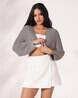 Buy Grey Shrugs & Jackets for Women by SHOWOFF Online | Ajio.com