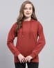 Buy Rust Sweatshirt & Hoodies for Women by Monte Carlo Online | Ajio.com