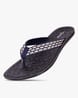 Buy Navy Blue Flat Chappals for Women by SILK FEET Online | Ajio.com