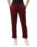 Buy Maroon Trousers & Pants for Women by GO COLORS Online | Ajio.com