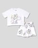 Buy Off White Sets for Girls by Wotnot by AZORTE Online | Ajio.com