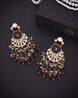 Buy Maroon Earrings for Women by BRADO JEWELLERY Online | Ajio.com